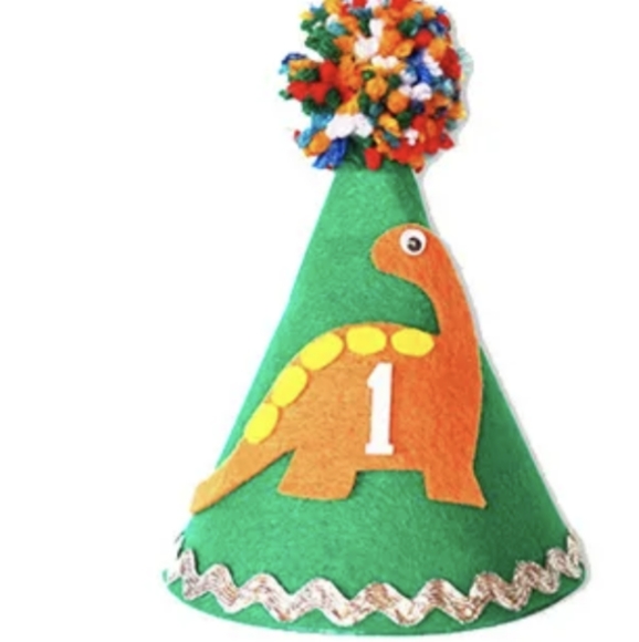Handmade | Accessories | Dinosaur Crown Smash Cake Birthday Crown ...